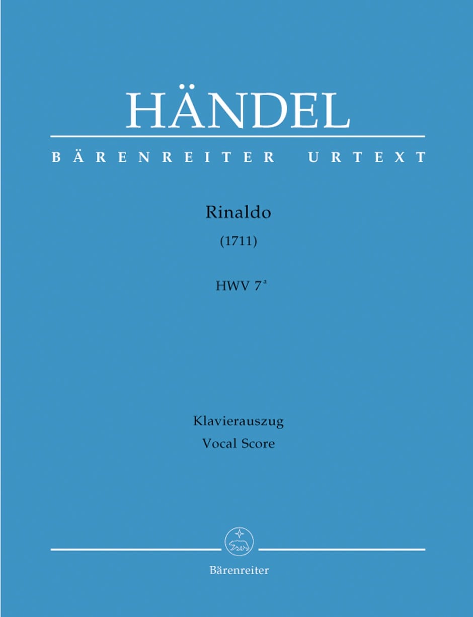 Handel: Rinaldo (1711) (HWV 7a) published by Barenreiter Urtext - Vocal ...