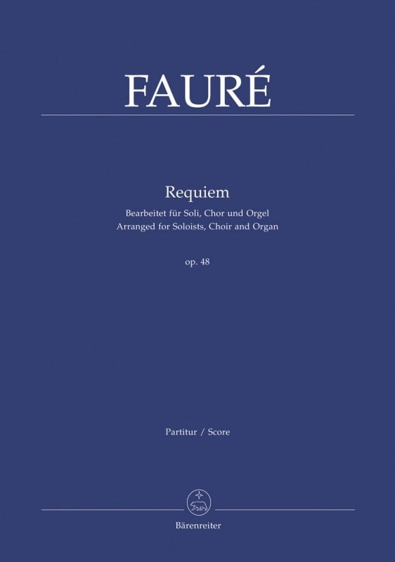 Gabriel Faure: Requiem (Organ Score) published by Schirmer | Forwoods ...