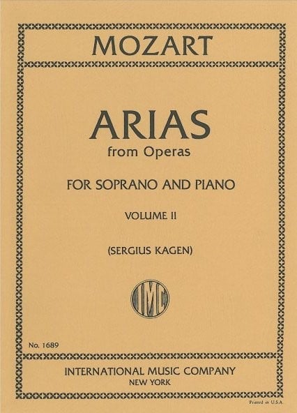 Forwoods ScoreStore | Mozart: 40 Arias Volume 4 published by IMC