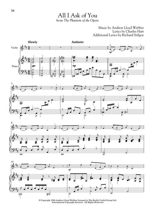 Forwoods Scorestore Andrew Lloyd Webber For Classical Players