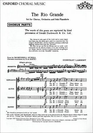 Lambert: The Rio Grande published by OUP - Chorus Part | Forwoods ...