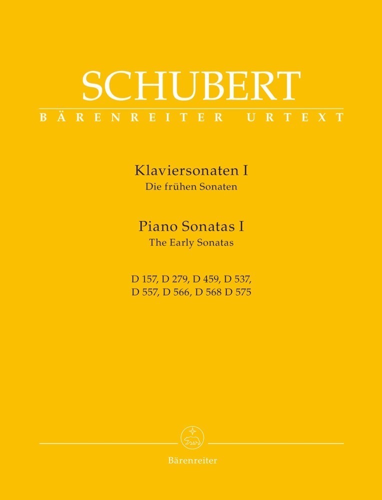 Schubert: Piano Sonatas Volume 1 published by Barenreiter | Forwoods ...