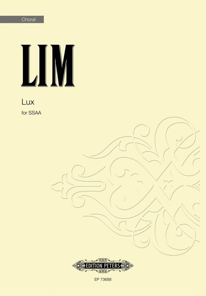 Lim: Lux SSA published by Peters | Forwoods ScoreStore