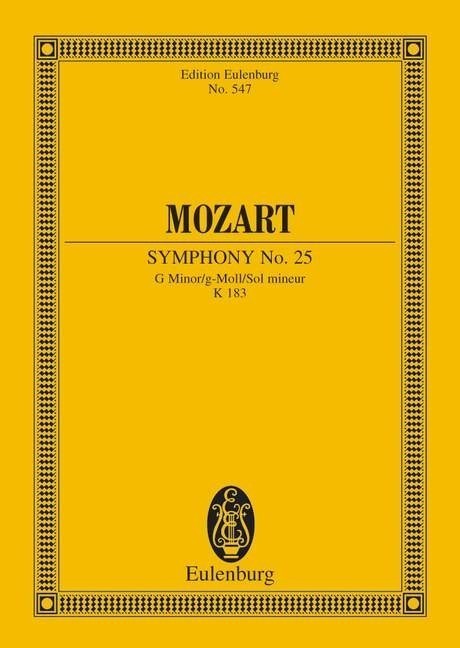 Mozart: Symphony No. 25 G minor KV 183 (Study Score) published by ...