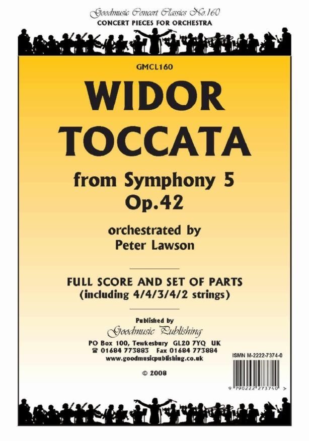 Widor: Toccata (arr.Lawson) Orchestral Set published by Goodmusic ...