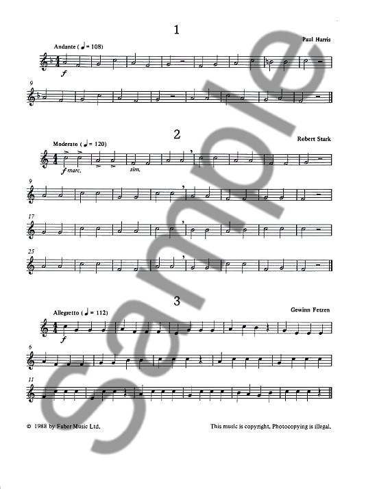 80 Graded Studies for Saxophone Book 1 published by Faber | Forwoods ...