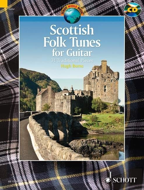 Scottish Folk Tunes for Guitar published by Schott (Book & CD ...