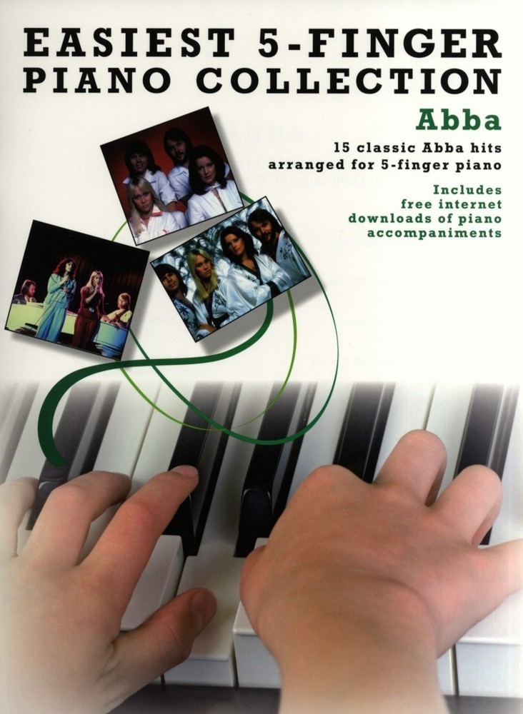 Forwoods Scorestore Easiest Five Finger Piano Collection Abba