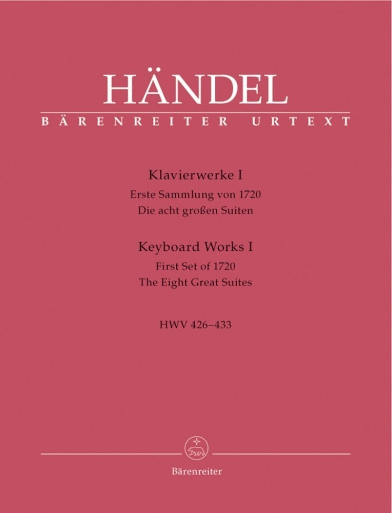 Handel: Keyboard Works 1 - Eight Great Suites published by Barenreiter ...