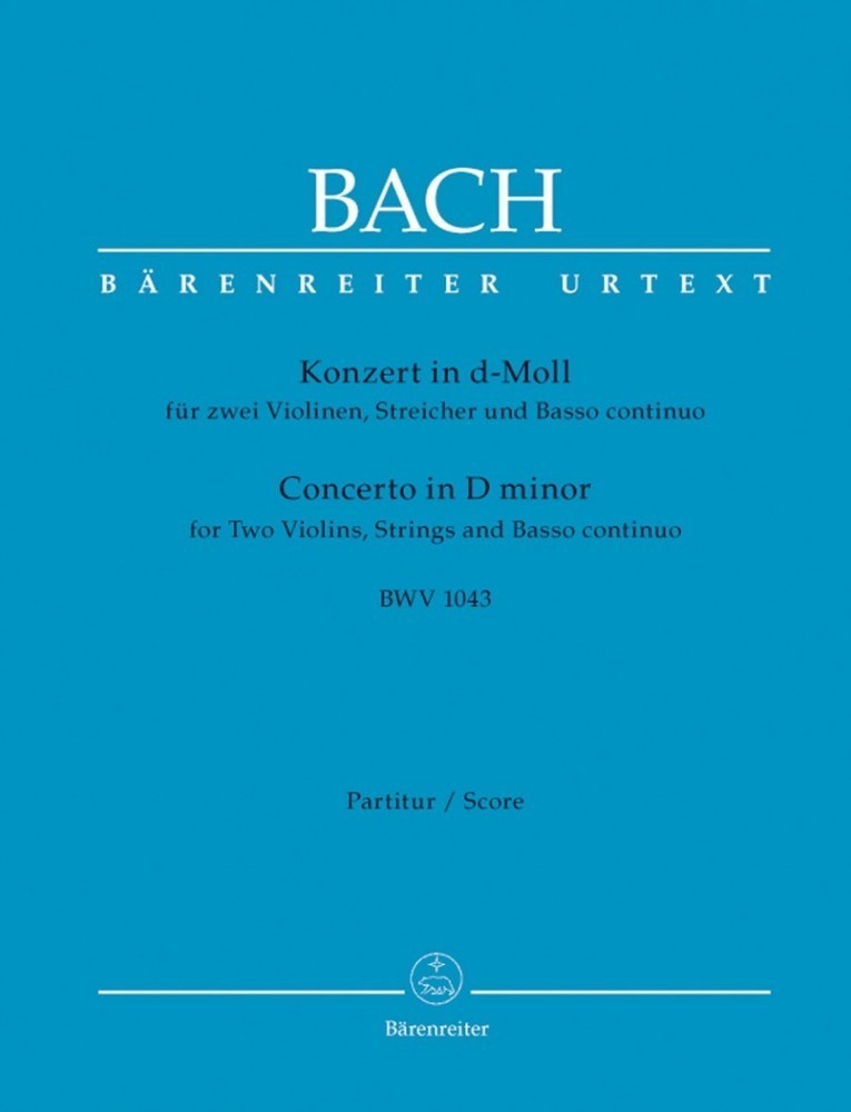 Bach: Double Violin Concerto BWV 1043 published by Barenreiter - Full ...