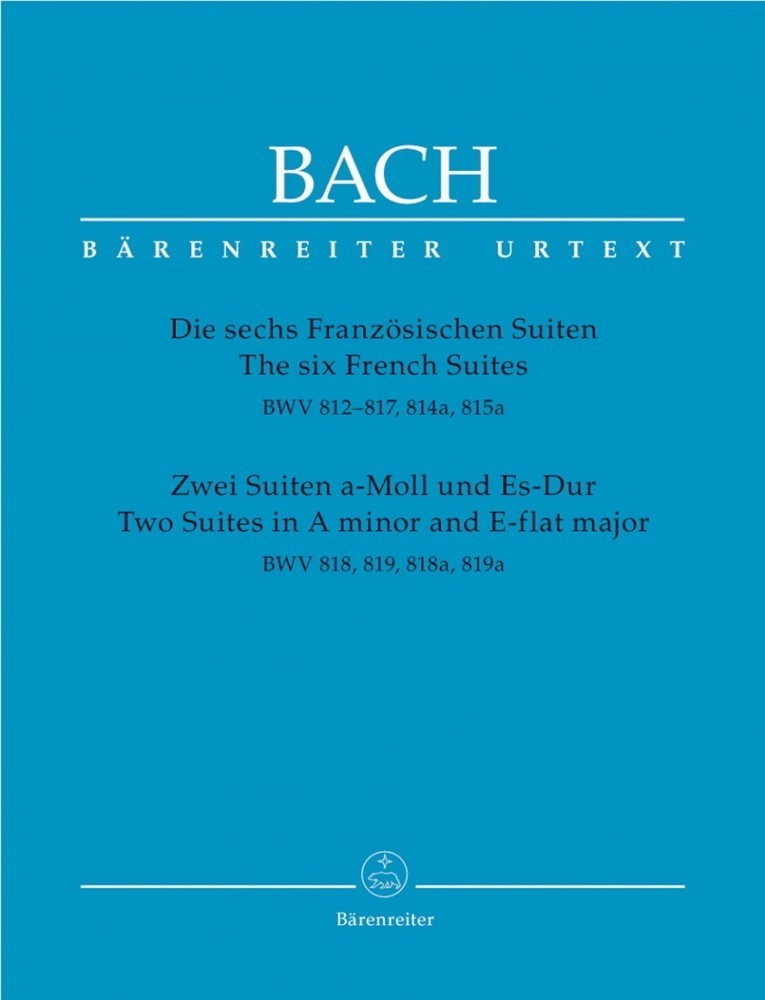 Bach: Complete French Suites for Piano published by Barenreiter ...