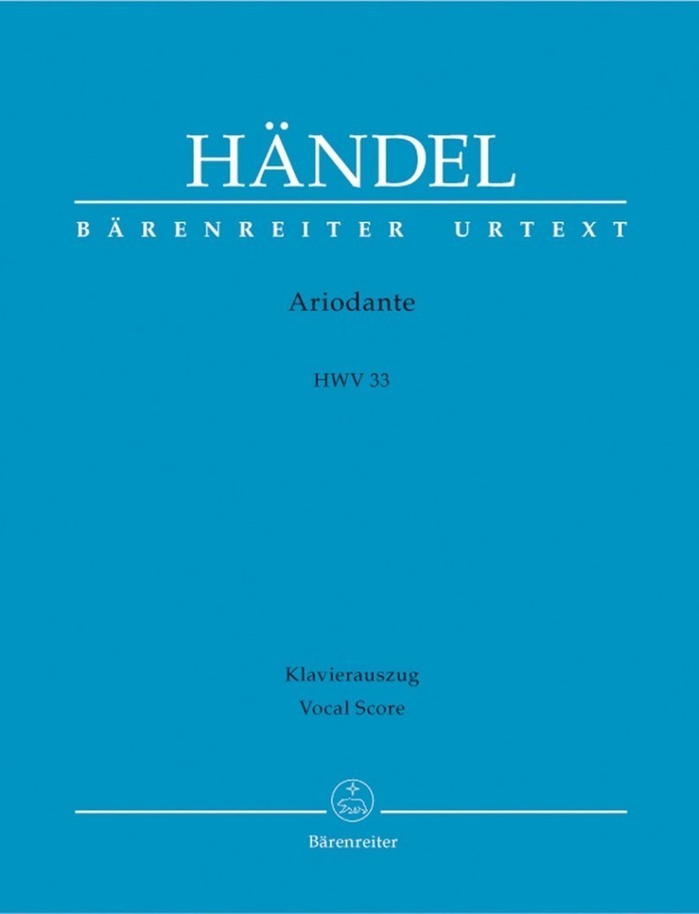 Handel: Ariodante (HWV 33) published by Barenreiter Urtext - Vocal ...