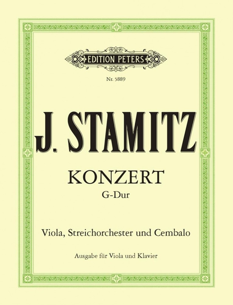 Forwoods ScoreStore | Stamitz: Concerto in G for Viola published by ...