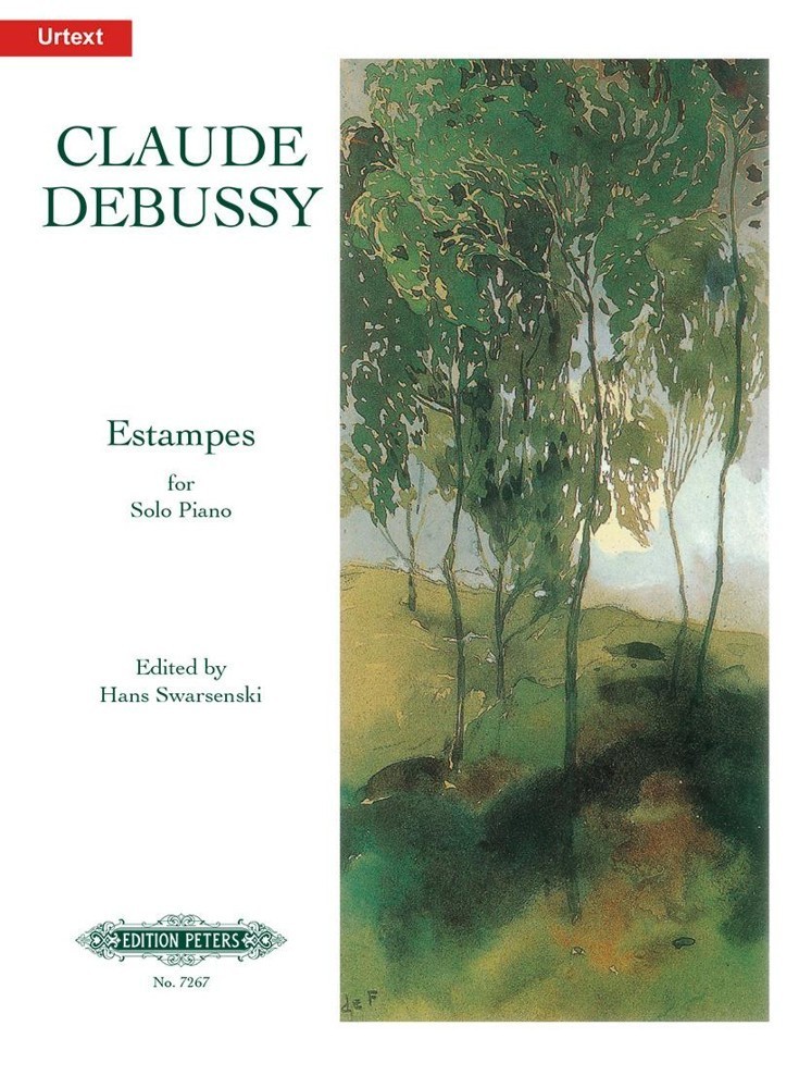 Debussy: Estampes for Piano published by Peters | Forwoods ScoreStore