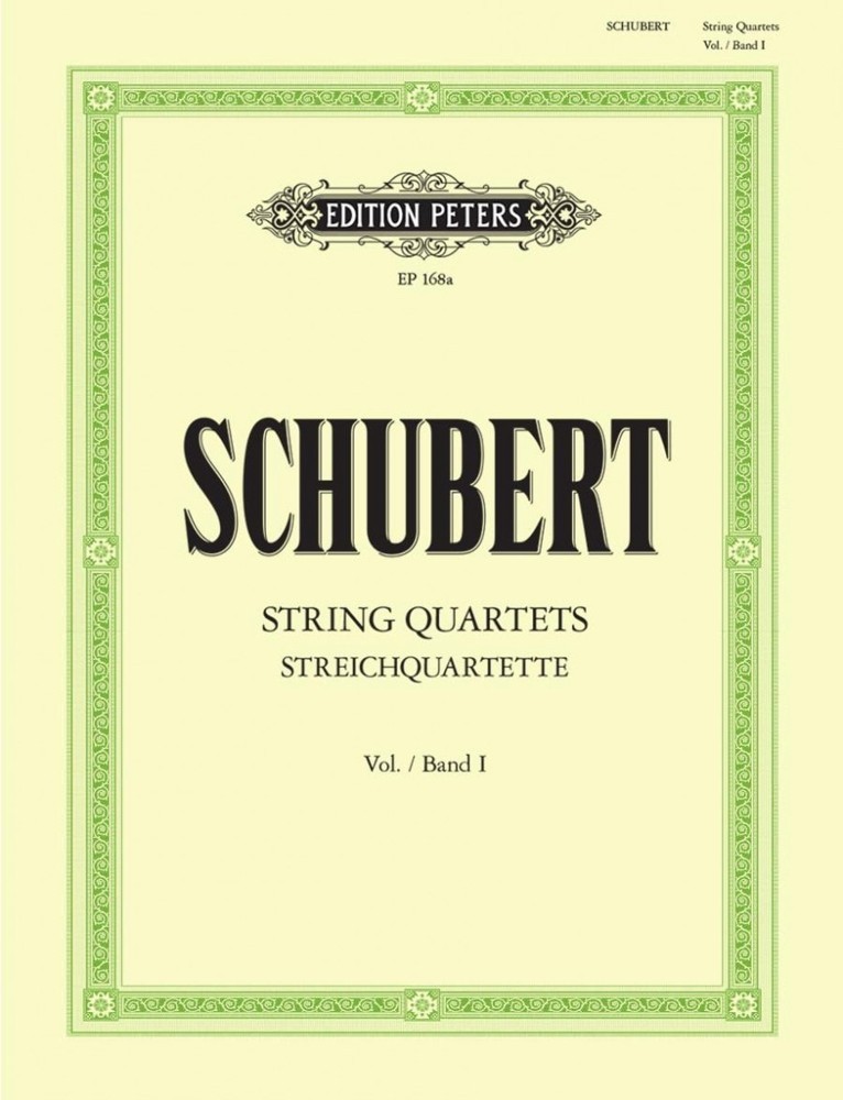 Schubert: Complete String Quartets Volume 1 published by Peters | Forwoods ScoreStore