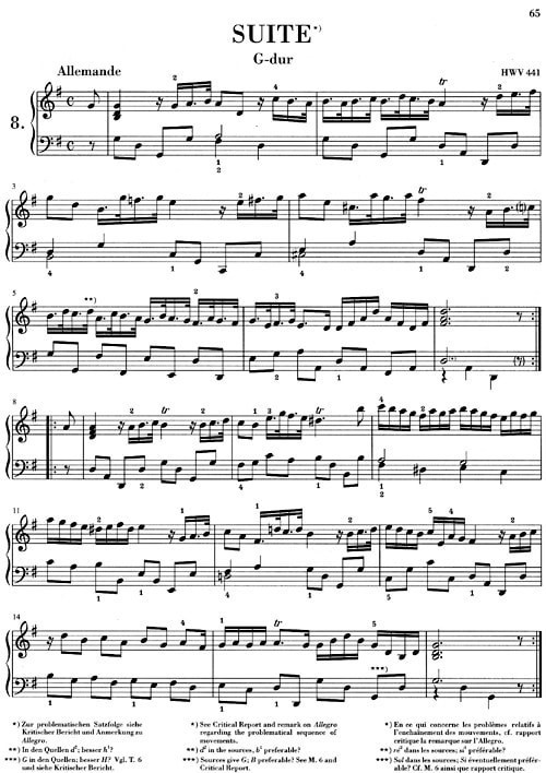 Handel: Piano Suites and Pieces (London 1733) published by Henle ...
