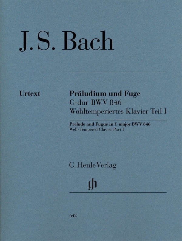 Bach: Prelude and Fugue in C (BWV 846) for Piano published by Henle ...