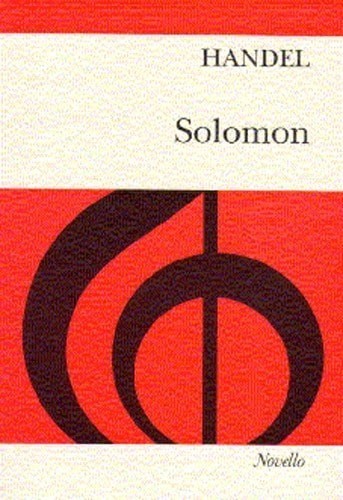 Handel: Solomon published by Novello - Vocal Score | Forwoods ScoreStore