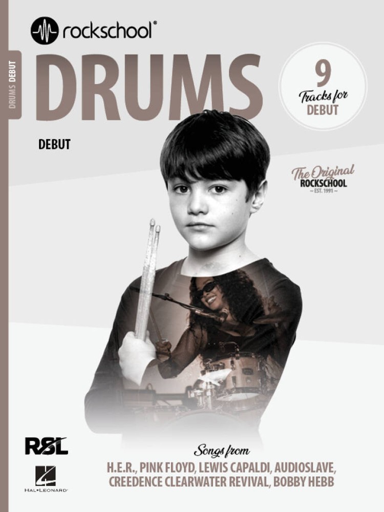 Forwoods ScoreStore | Rockschool: Drums Debut from 2024 (Book/Audio)