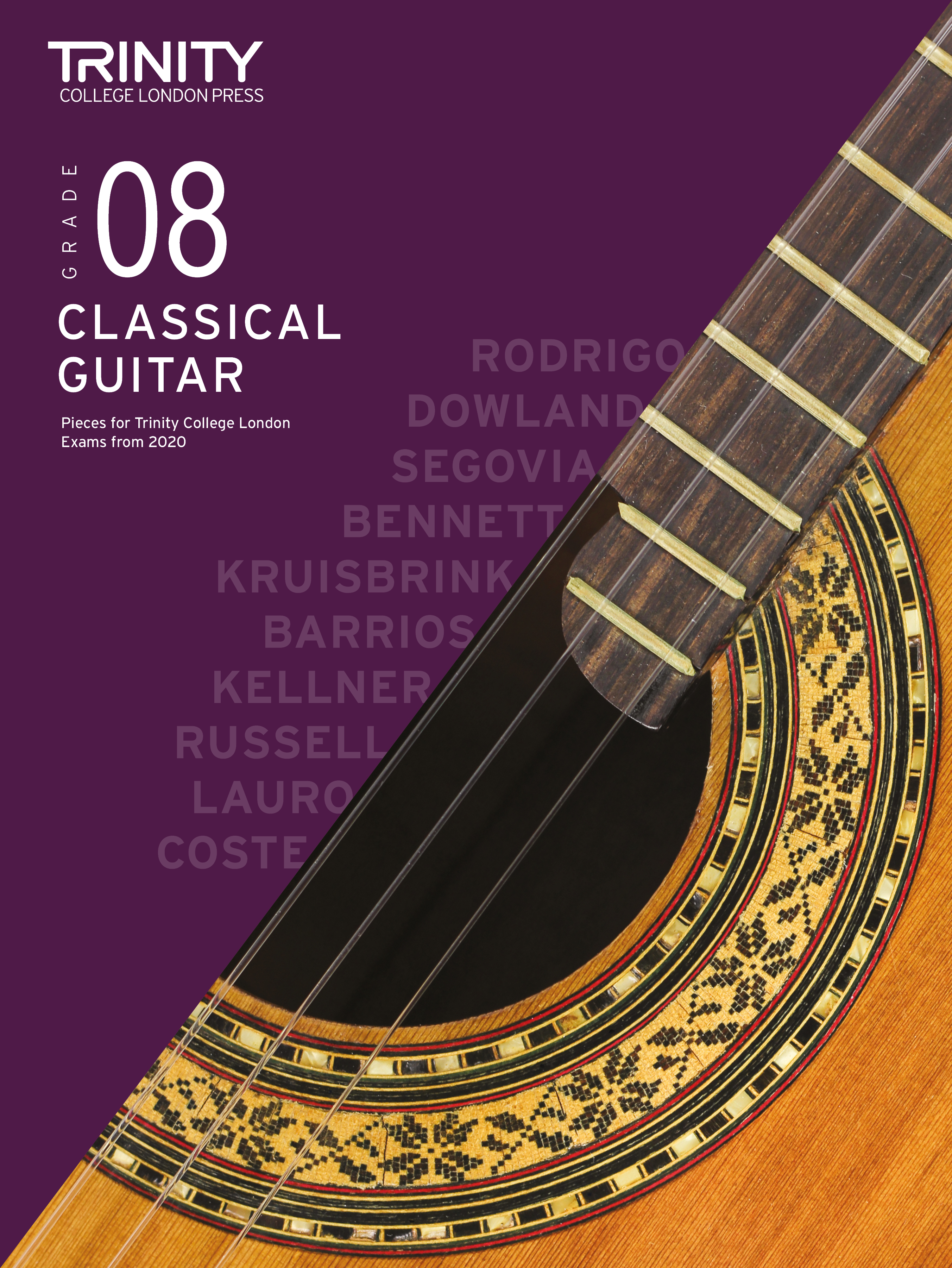 Forwoods Scorestore Trinity Grade 8 Classical Guitar Exam Pieces From