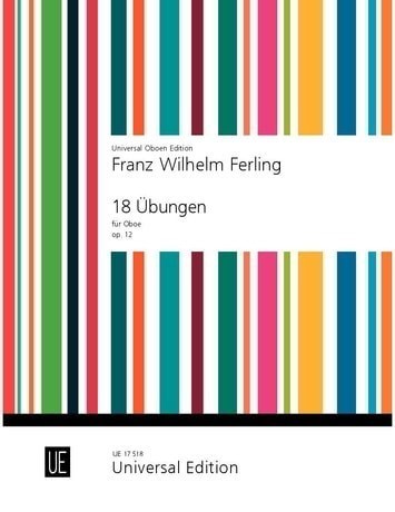 Ferling: 18 Exercises Opus 12 for Oboe published by Universal Edition ...