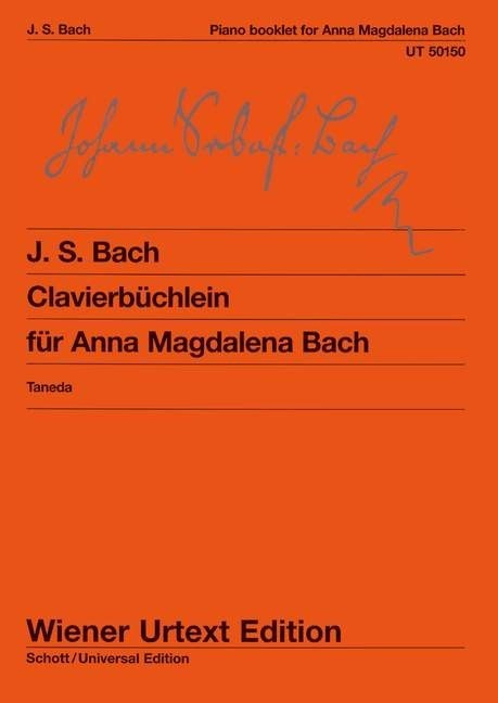 Bach/Petzold: Little Keyboard Book for Anna Magdalena Bach for Piano ...