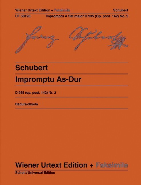 Forwoods ScoreStore | Schubert: Impromptu Opus posth. 142 D 935 for ...