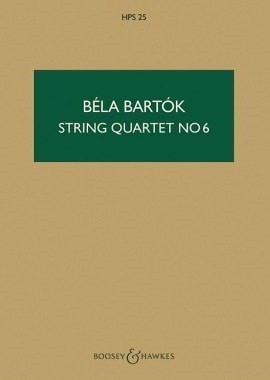 Bartok: String Quartet No. 6 (Study Score) published by Boosey & Hawkes | Forwoods ScoreStore