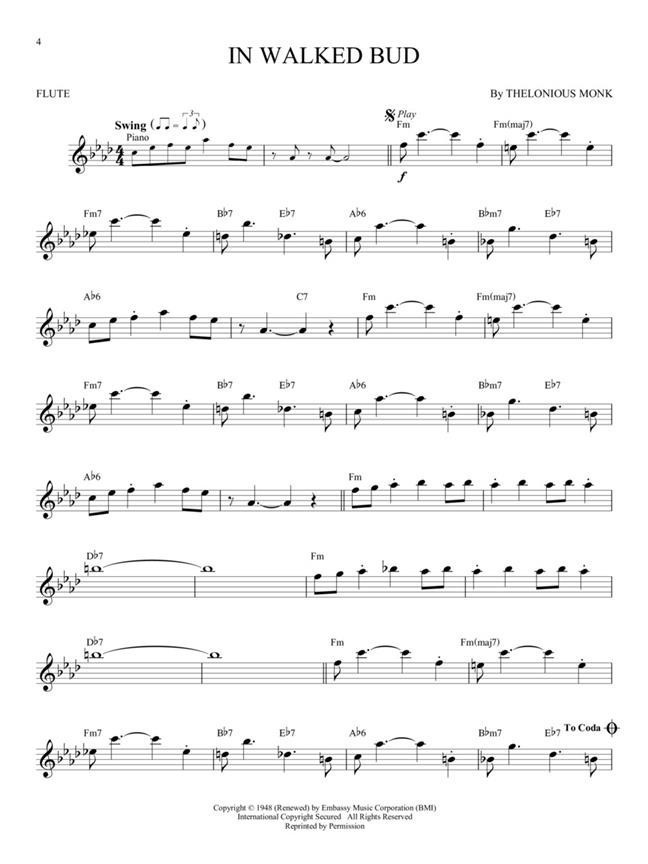 Forwoods Scorestore Jazz Classics Flute Published By Hal Leonard
