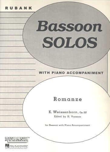 Weissenborn: Romanze for Bassoon published by Rubank | Forwoods ScoreStore