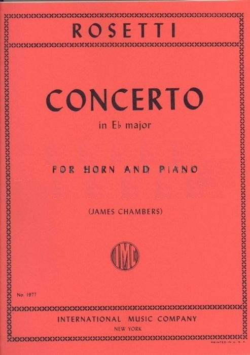 Forwoods ScoreStore | Rosetti: Concerto in Eb for Tenor Horn published ...