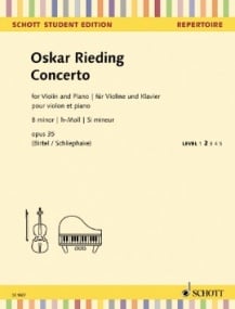 Rieding: Concerto in B Minor Opus 35 for Violin published by Peters ...